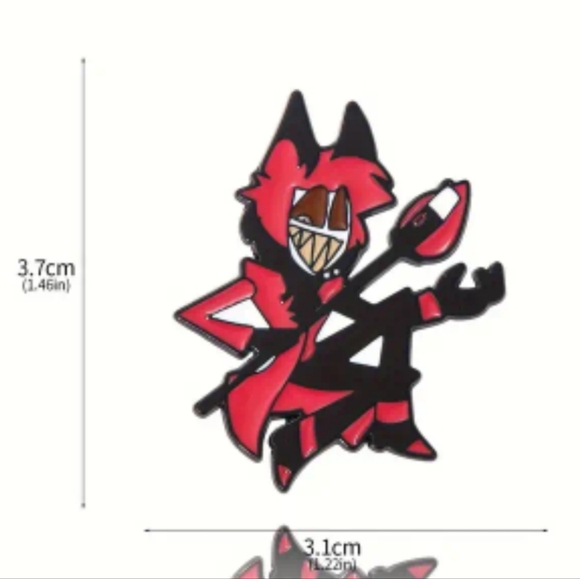 Hot Topic | Jewelry | 525 Hazbin Hotel Alastor The Radio Demon Red ...